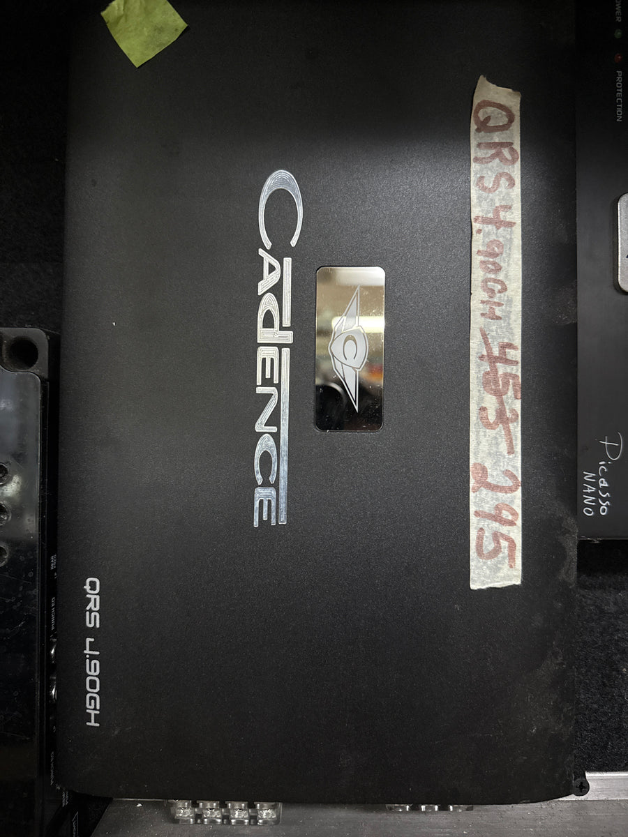 Cadence QRS L490GH 4-Channel Amplifier (Used) – Frank Electronics