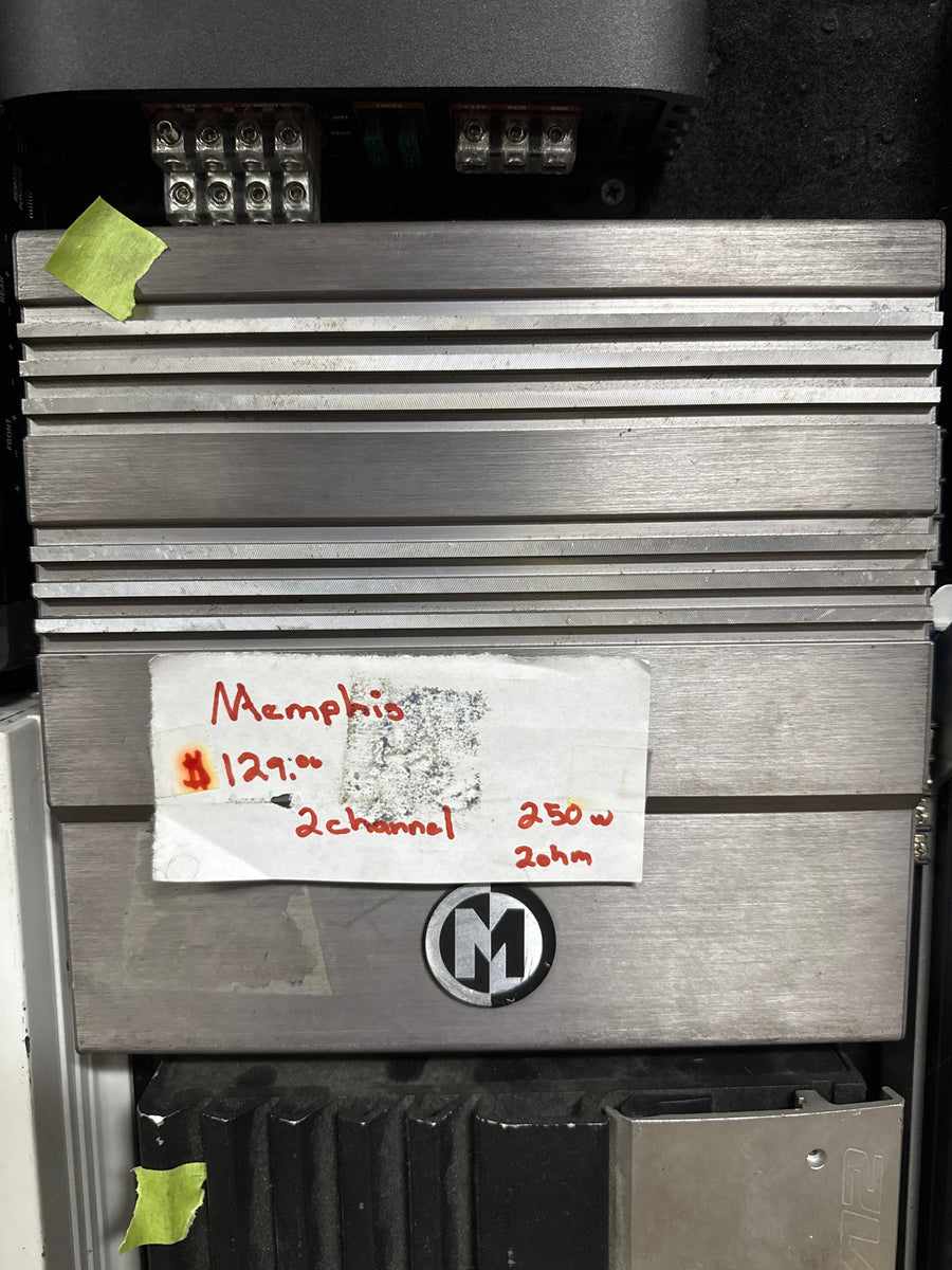 Memphis Audio 2-Channel Amplifier (Used) – Frank Electronics